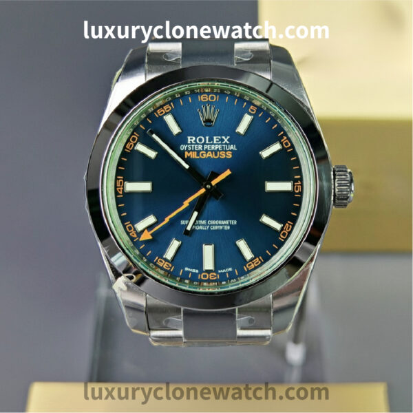 Rolex Milgauss Blue Dial 3131 Luxury Watch