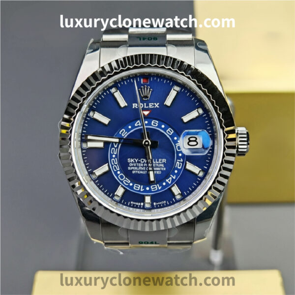 Rolex Super Clone Watches 1:1 Sky Dweller Blue Dial Oyster M336934 0005 ...