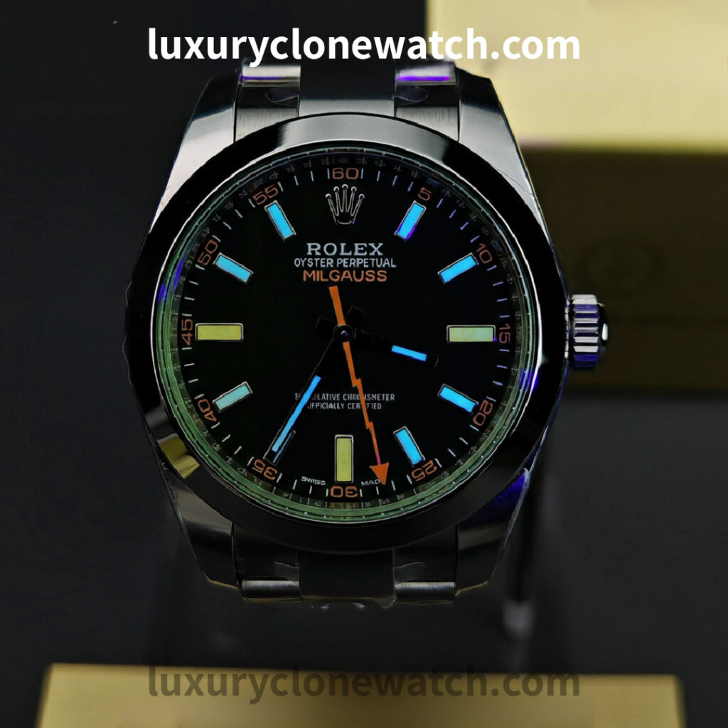 Rolex Milgauss Black Dial 3131 Luxury Watch